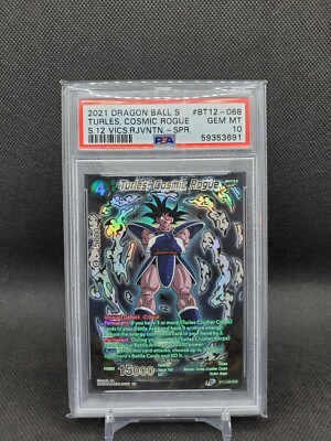 Dragon Ball Super Turles, Cosmic Rogue Vicious Rejuvenation SPR BT12-068 PSA 10 | eBay