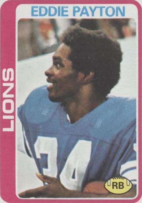 1978 Topps - Eddie Payton #487 (RC) for sale online | eBay