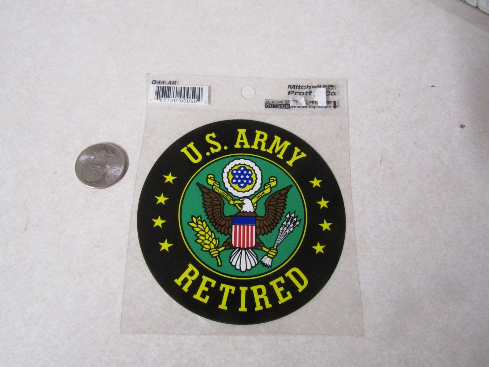 MILITARY WINDOW DECAL STICKER US ARMY RETIRED | eBay