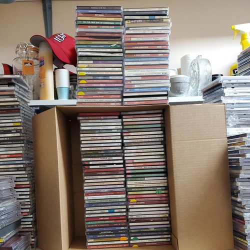 LOT of 500 Used ASSORTED CDs 500 Bulk CDs- Used CD Lot Wholesale CDs In ...