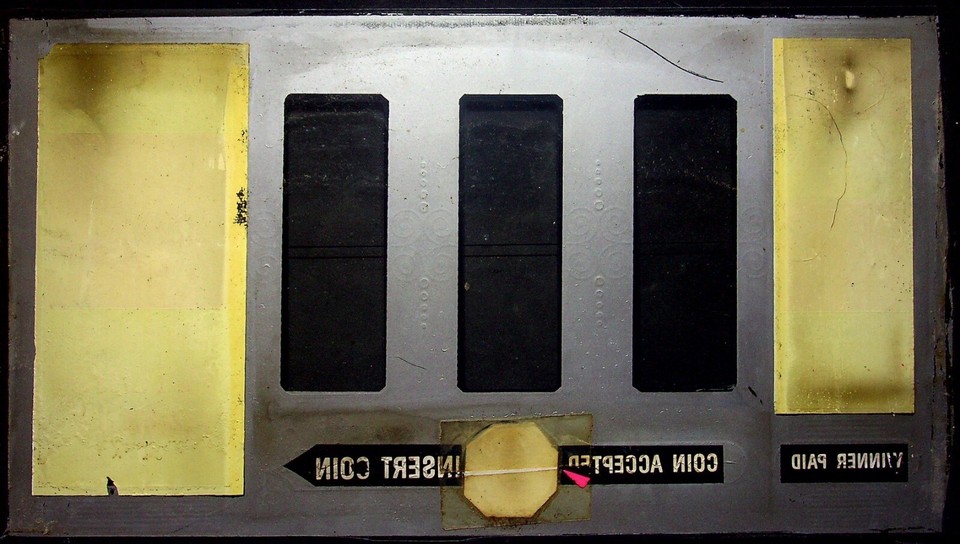 Vintage Bally Slot Machine Glass Panel Automatic Jackpot Coin | eBay