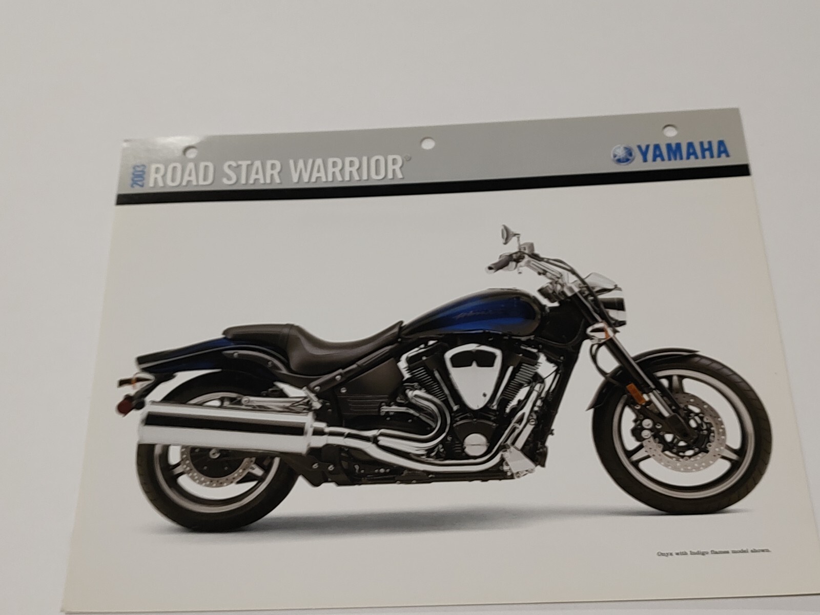 2003 Yamaha STAR MOTORCYCLES dealer Spec Sheets for ROAD STAR WARRIOR ...