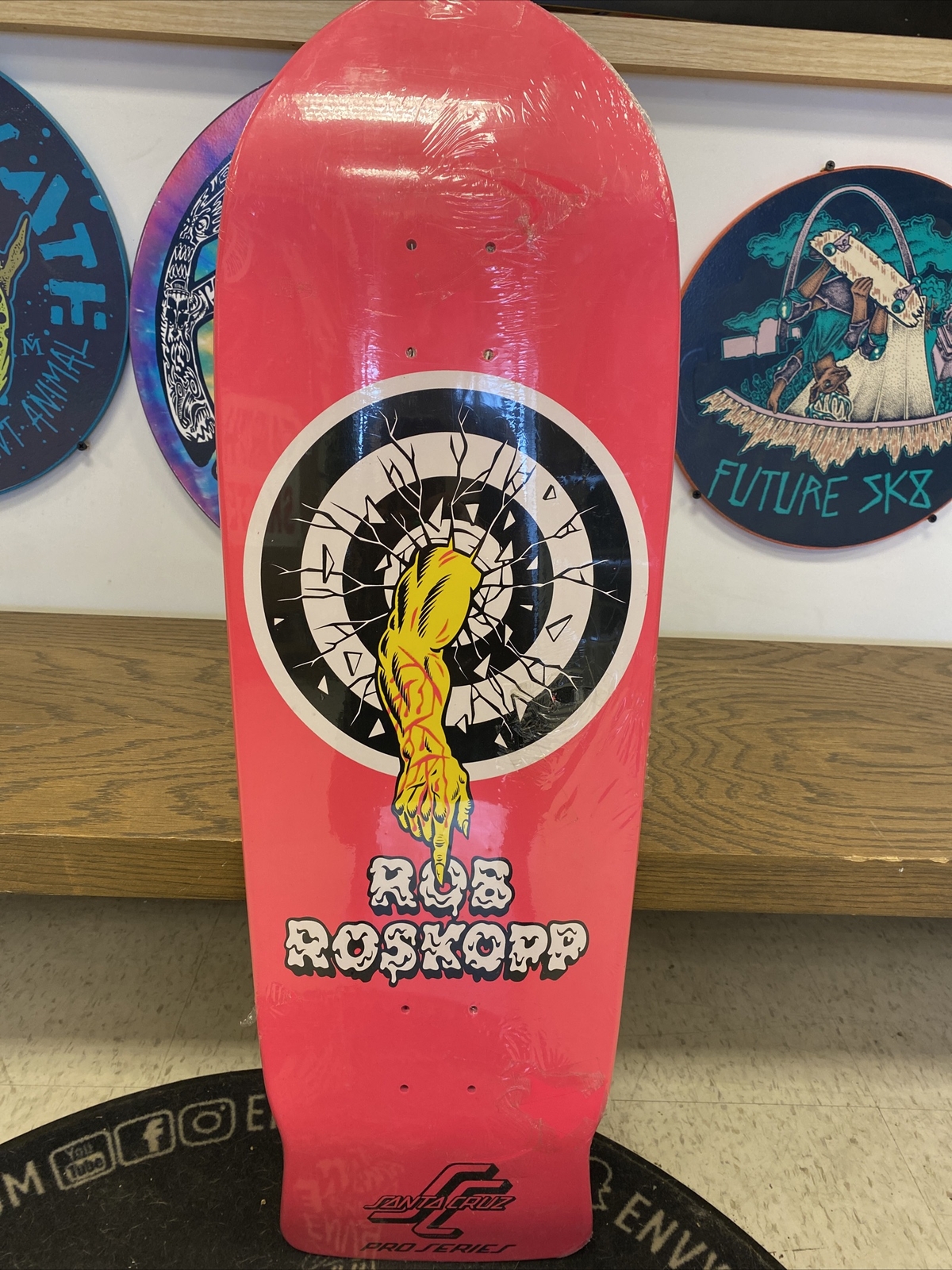Santa Cruz Skateboards Rare Rob Roskopp Target 1 Reissue deck ...