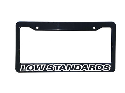 🔥 LOW STANDARDS CAR LICENSE PLATE FRAME TAG COVER JDM EURO LOW VTEC ...