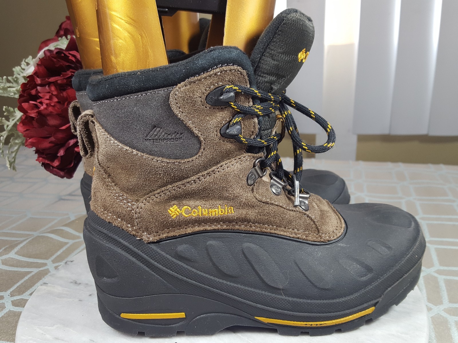 Columbia Bugabootoo Suede Synthetic Soles Waterproof Snow Boot Kid Size ...