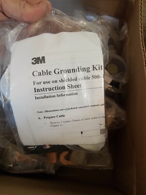 NEW 3M Cable Grounding Kit shielding for shielded 500-1000 kcmil w ...