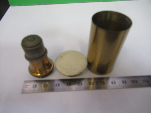 ANTIQUE WATSON UK OBJECTIVE PARA 1/8 LENS OPTICS MICROSCOPE PART F8-B ...