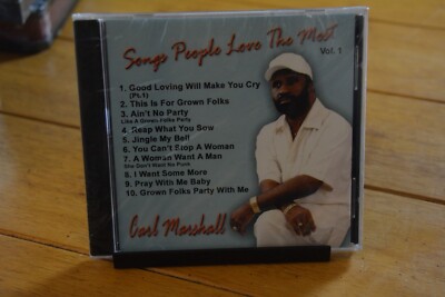 CARL MARSHALL CD "SONGS PEOPLE LOVE THE MOST" [NEW SEALED] 2008 MR TEE ...