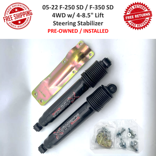 Skyjacker Steering Stabilizer Black Dual Kit 4-8.5" Lift For F-250 / ...