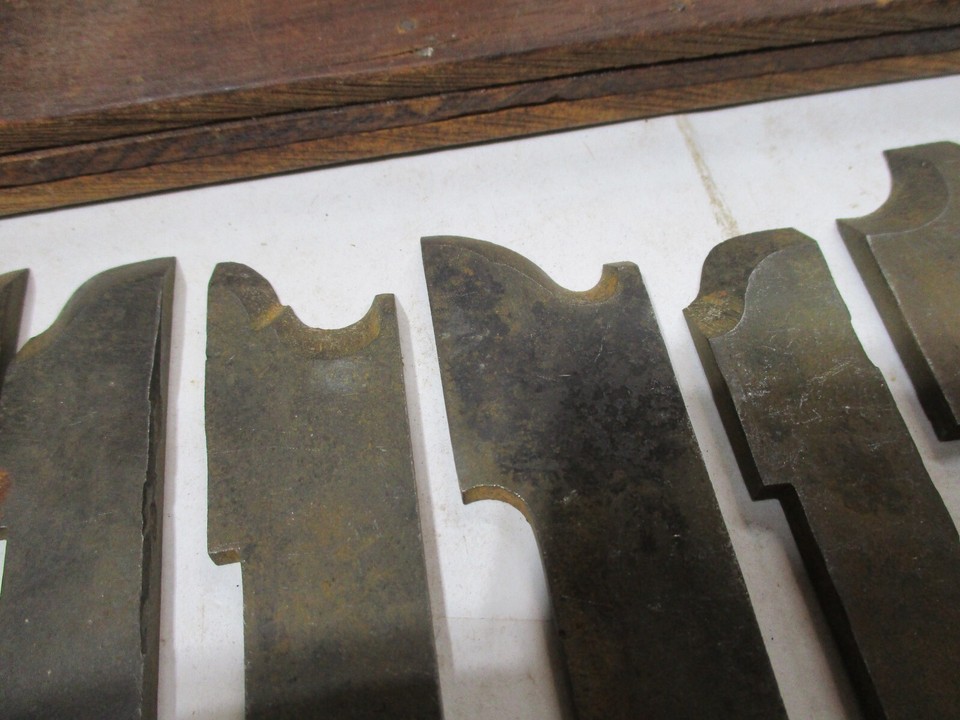 Lot of Twelve Vintage Combination Plane Cutters, Unknown Maker, Like ...