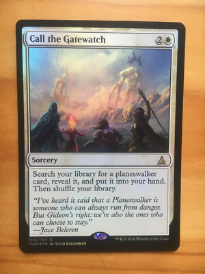 Mtg Carte Magic Oath of the Gatewatch Call the Gatewatch FOIL NM | eBay