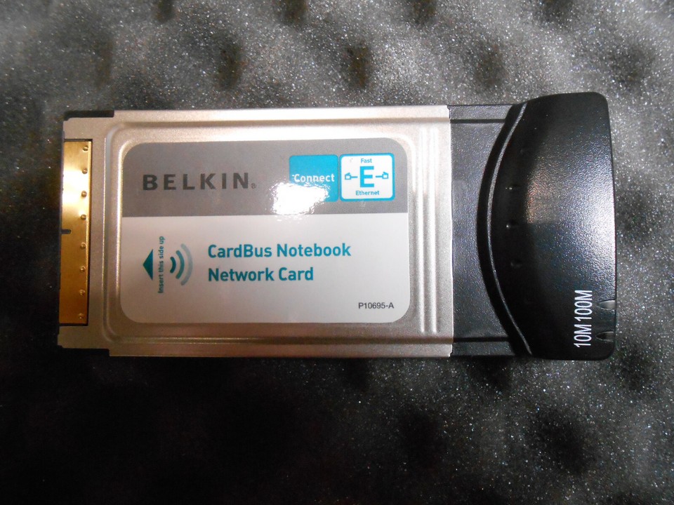 BELKIN P10695-A CARDBUS NOTEBOOK NETWORK CARD | eBay