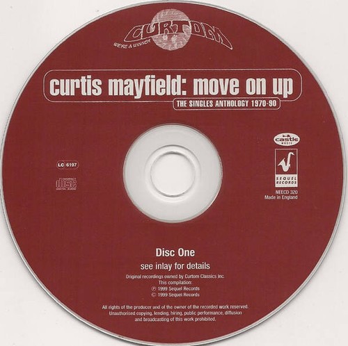 Curtis Mayfield - Move On Up (The Singles Anthology 1970-90) (CD) | eBay