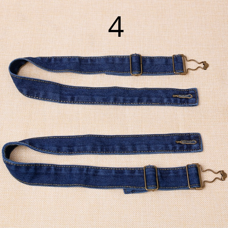 1 Pair Detachable Denim Suspender Straps for Jeans Overall Bib Pants ...