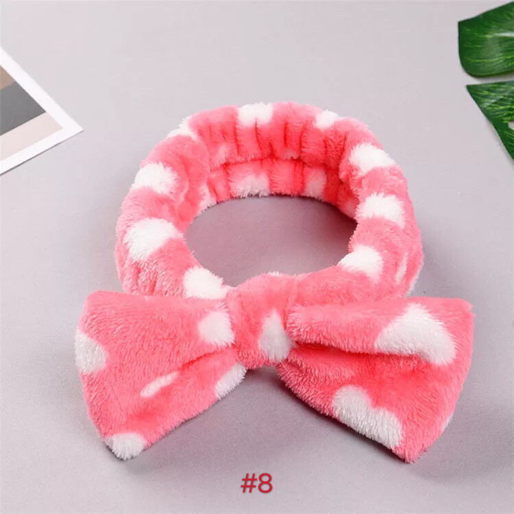 Women Stretch Terry Cloth Spa Facial Makeup Headband Head Wrap Hairband ...