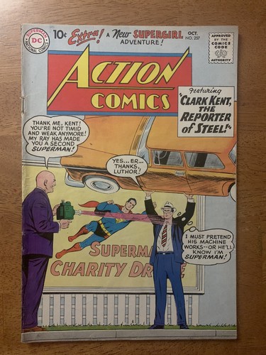 Action Comics #257 Silver Age 1959 DC Superman VG/FN | eBay