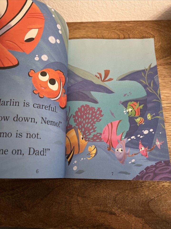 Disney Pixar Finding Nemo Best Dad In The Sea Book 27778021310| eBay