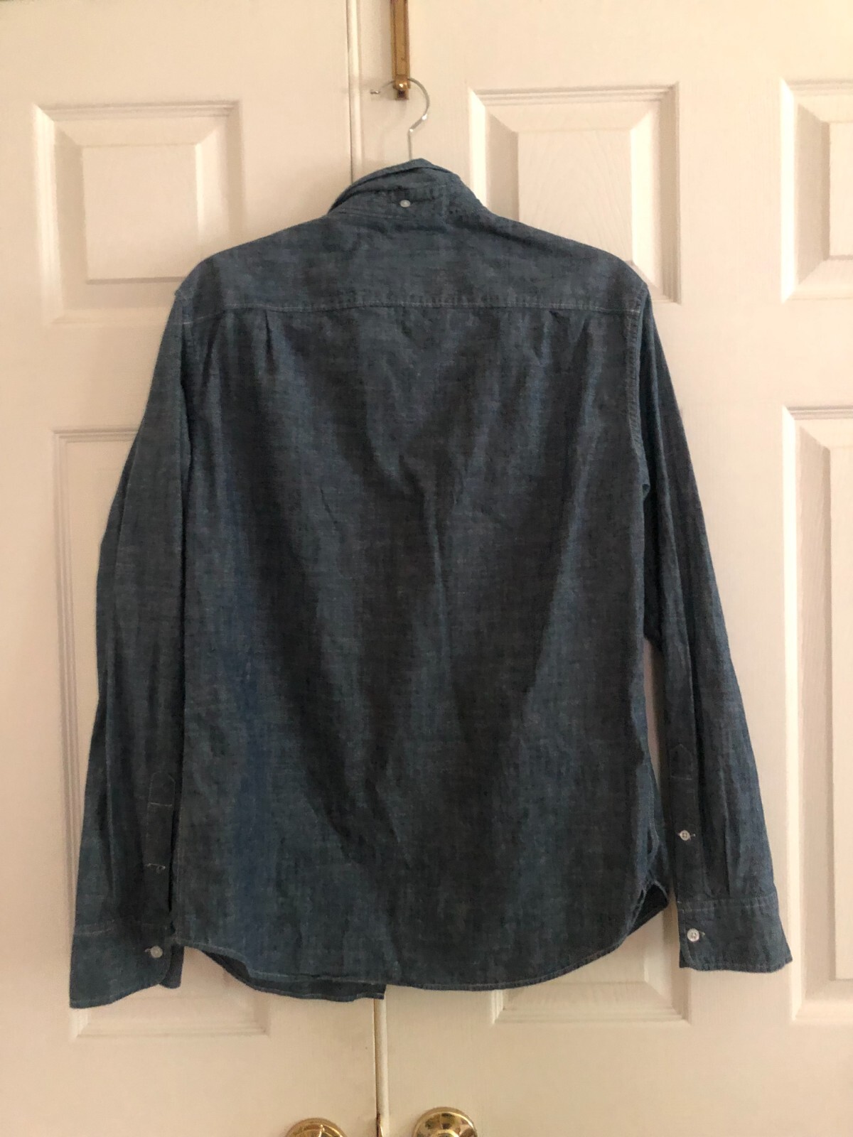 Hawker Rye Size M 100% Cotton Blue Denim Men Shirt | eBay