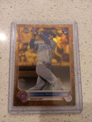 2022 Alfonso Rivas Topps Chrome Gold Etch Refractor /99 | eBay