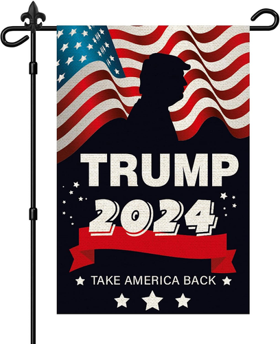 Trump 2024 Flag President Trump Flag Take America Back Banner Indoor ...