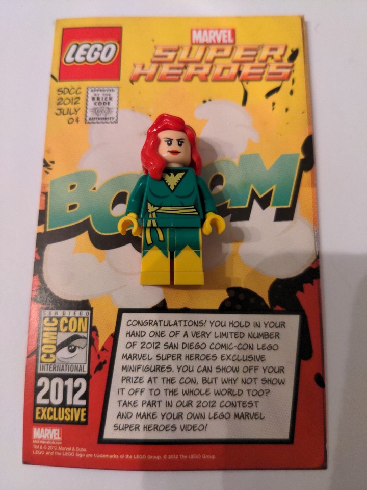 Lego SDCC 2012 Phoenix Jean Grey exclusive very rare authentic with ...