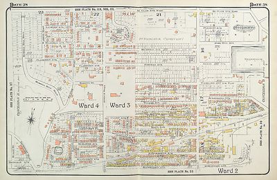 1910 TORONTO CANADA ST. MICHAEL'S CEMETERY FOXBAR CRESCENT GOAD ATLAS ...