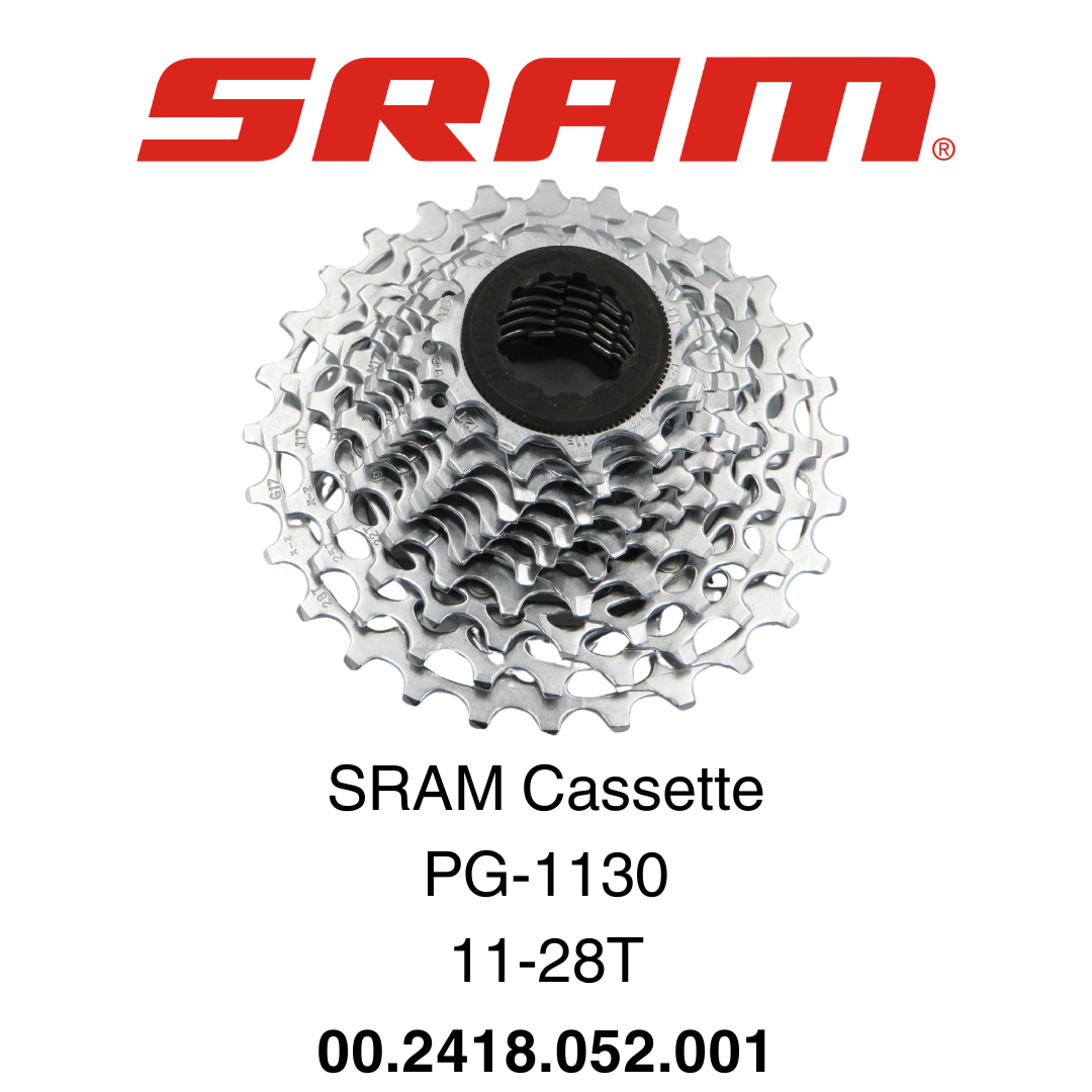 SRAM 11 SPEED Cassette PG-1130 11-28T PowerGlide Silver- HB | eBay