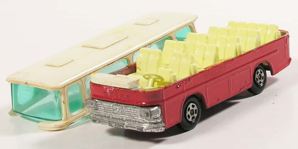 1-2 MATCHBOX SETRA COACH BUS 12 LESNEY SUPERFAST ENGLAND SCRAPYARD ...
