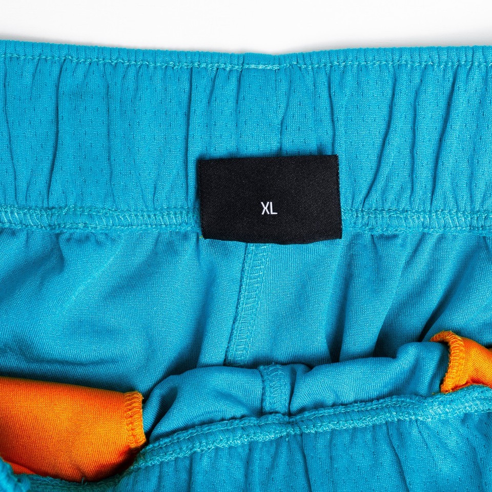 Miami Dolphins Shorts Mens XL New Era Aqua Orange NFL Mesh Sideline ...