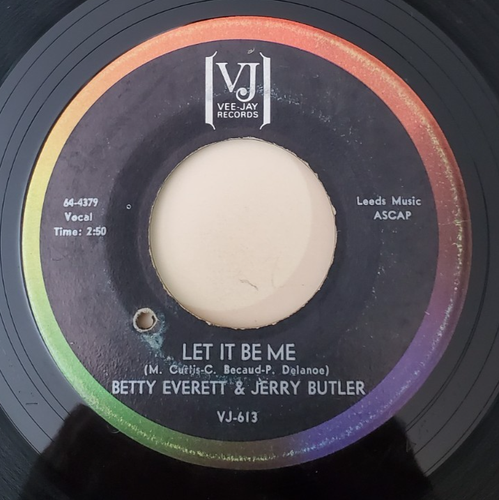 Betty Everett & Jerry Butler LET IT BE ME (SOUL 45) #613 PLAYS VG+ | eBay
