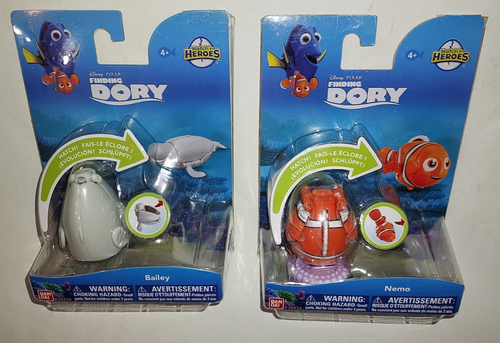 Disney Pixar Finding Dory Hatch N Heroes Nemo & Bailey Transforming ...