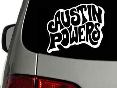 AUSTIN POWERS MOVIE LOGO Vinyl Decal Car Sticker Wall Truck CHOOSE SIZE ...