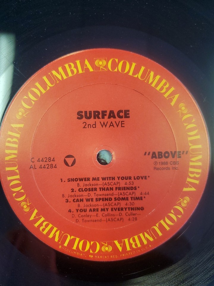 Surface 2nd Wave Vinyl LP 1988 Columbia FC 44284 1st Press VG+/VG+ | eBay