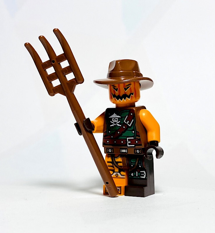 NEW LEGO Scarecrow minifigure - Halloween Jack O' Lantern - Made Of ...