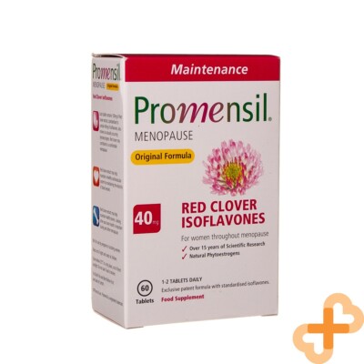 PROMENSIL Menopause Support Supplement 60 Tablets 40mg Red Clover ...