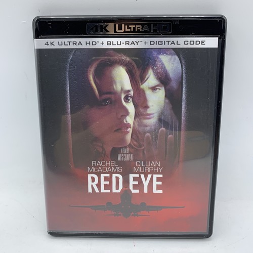Red Eye (4k Ultra HD + Blu Ray, 2 Disc Set) Wes Craven Cillian Murphy ...