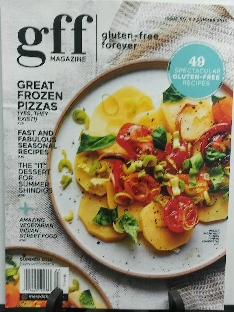 GFF Magazine Summer 2016 49 Gluten Free Recipes Frozen Pizza FREE ...