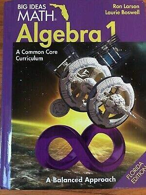 BIG IDEAS MATH ALGEBRA 1 BY RON LARSON (2015-08-02) By Laurie Boswell ...