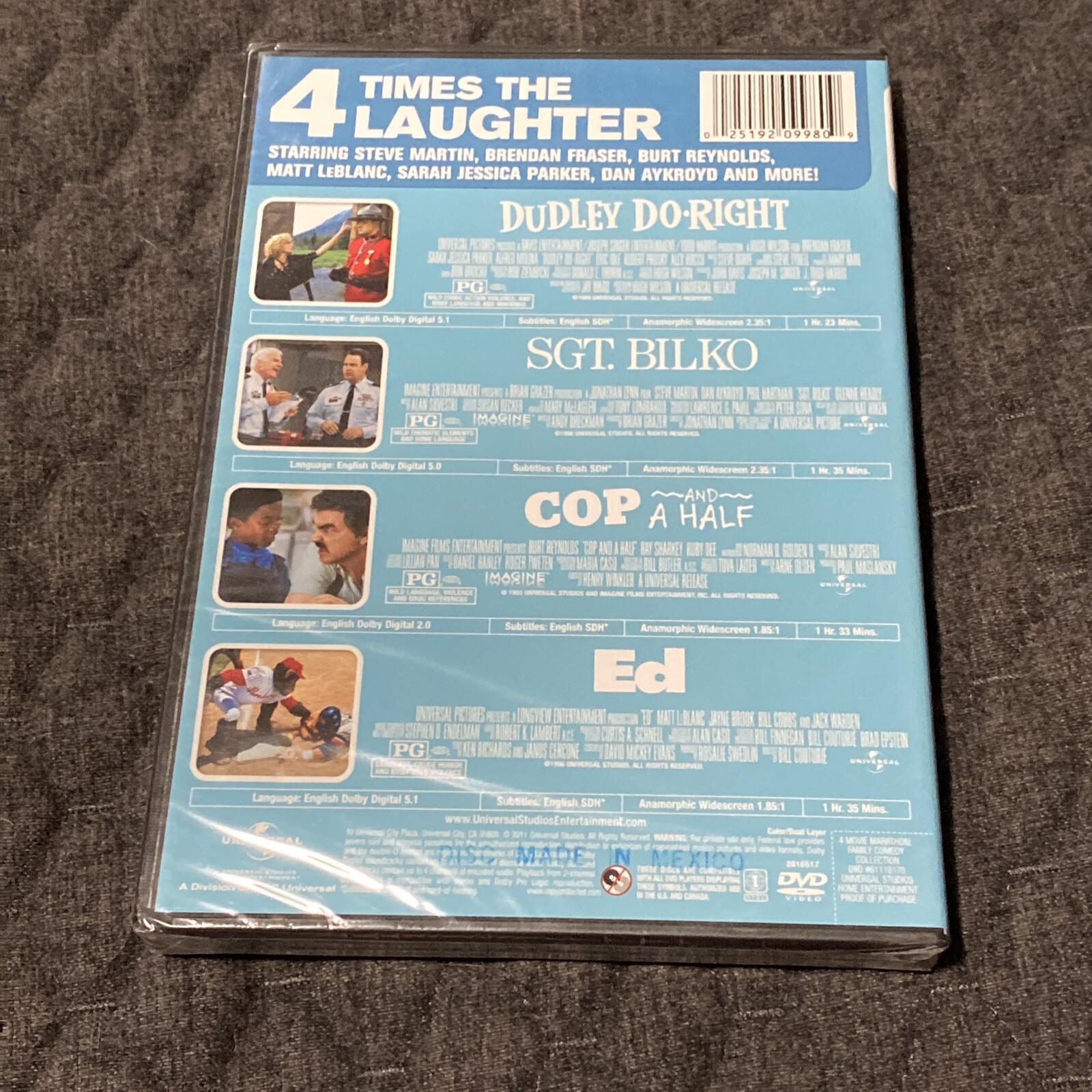 4 Movie Marathon: Family Comedy Collection (DVD, 2011, 2-Disc Set) NEW ...