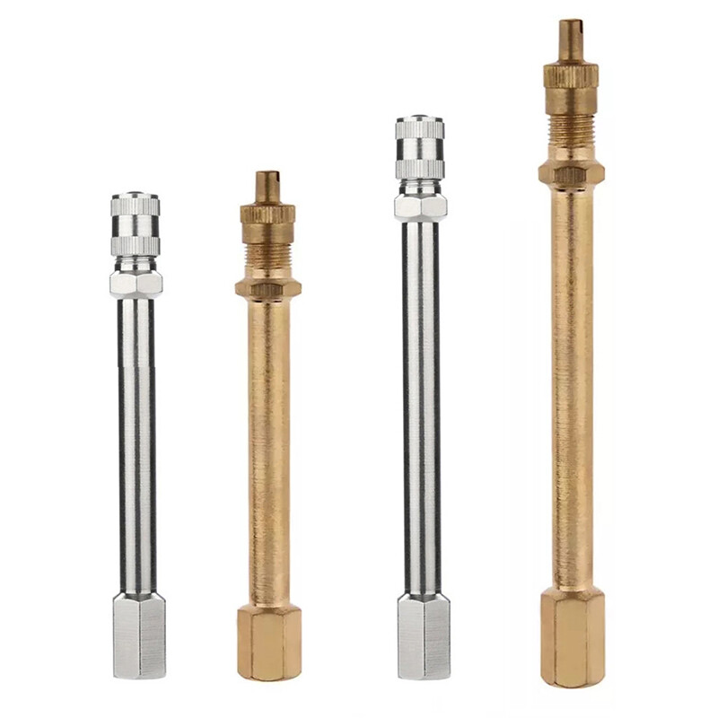 Tire Valve Stem Brass Tire Valve Extension Straight Bore For Motorcycle ...