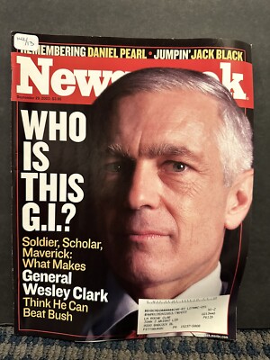 2003 September 29th Newsweek Magazine, General Wesley Clark (MH622) | eBay