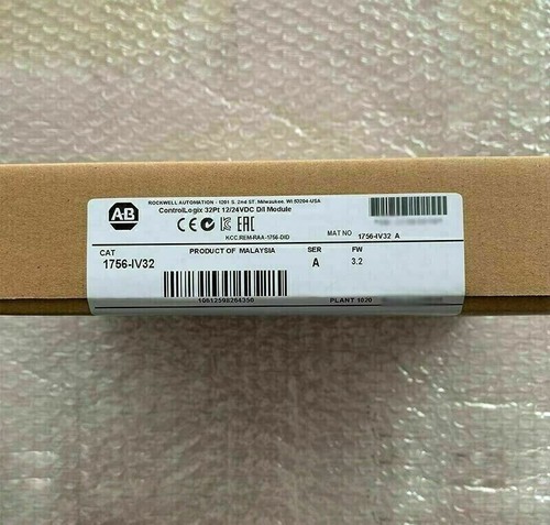 New Factory Sealed 1756-IV32 /A ControlLogix 32Pt 12 / 24VDC D/I Module ...