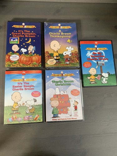 Peanuts Classic-The Complete Holiday Collection (5 DVD's) No Box 4 New ...
