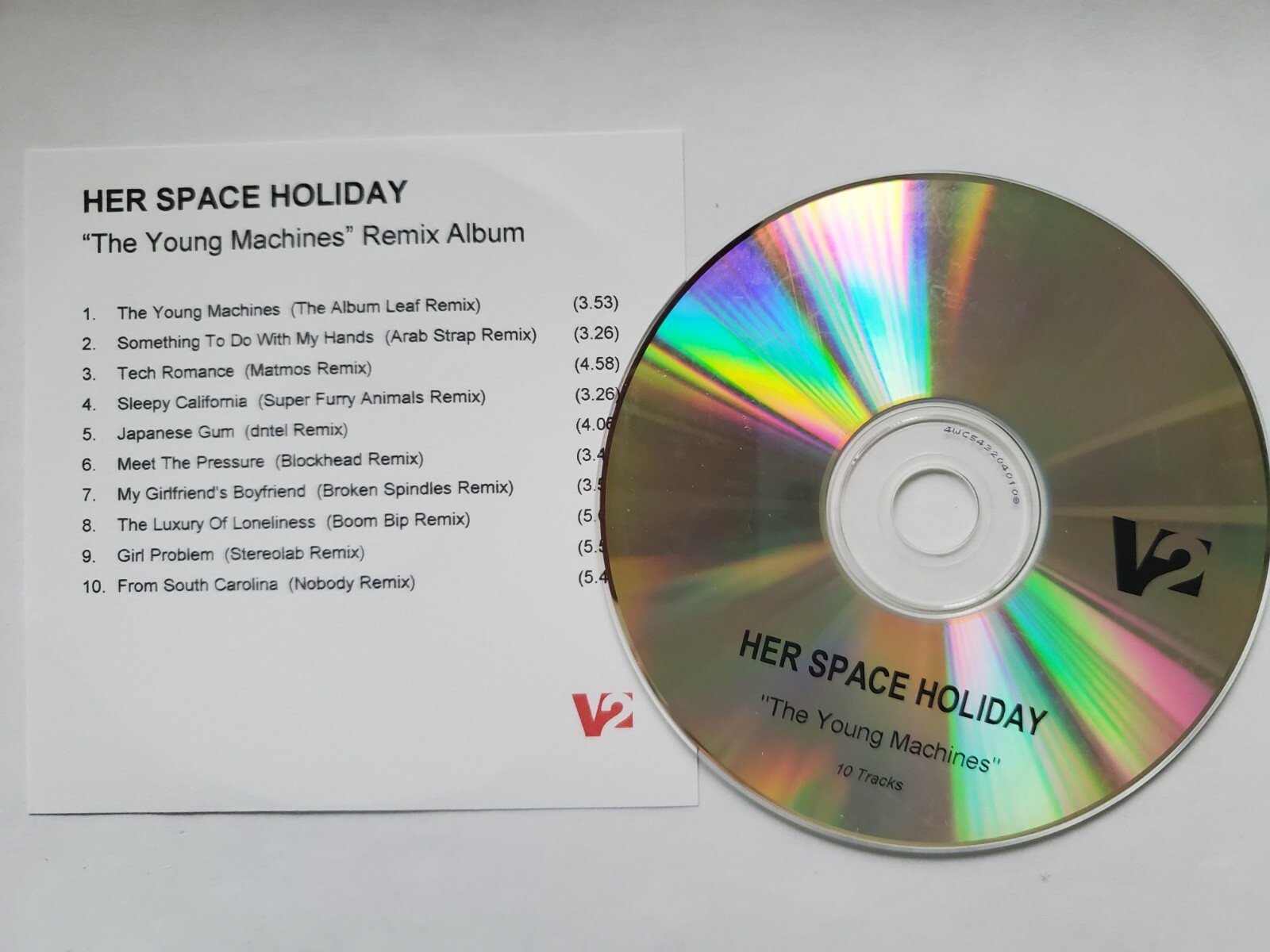 Her Space Holiday – The Young Machines Remixed CDr PROMO advance UK | eBay