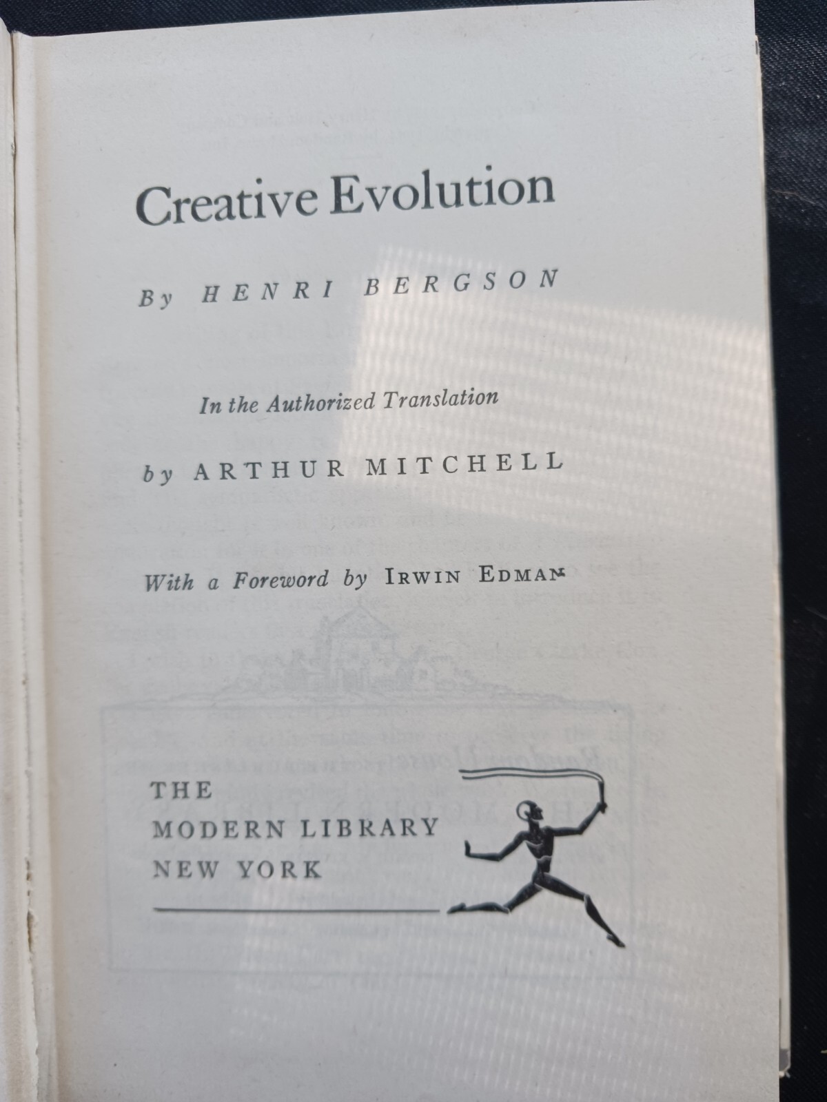 Creative Evolution by Henri Bergson - 1944, 1st Edition - Hardcover with DJ | eBay