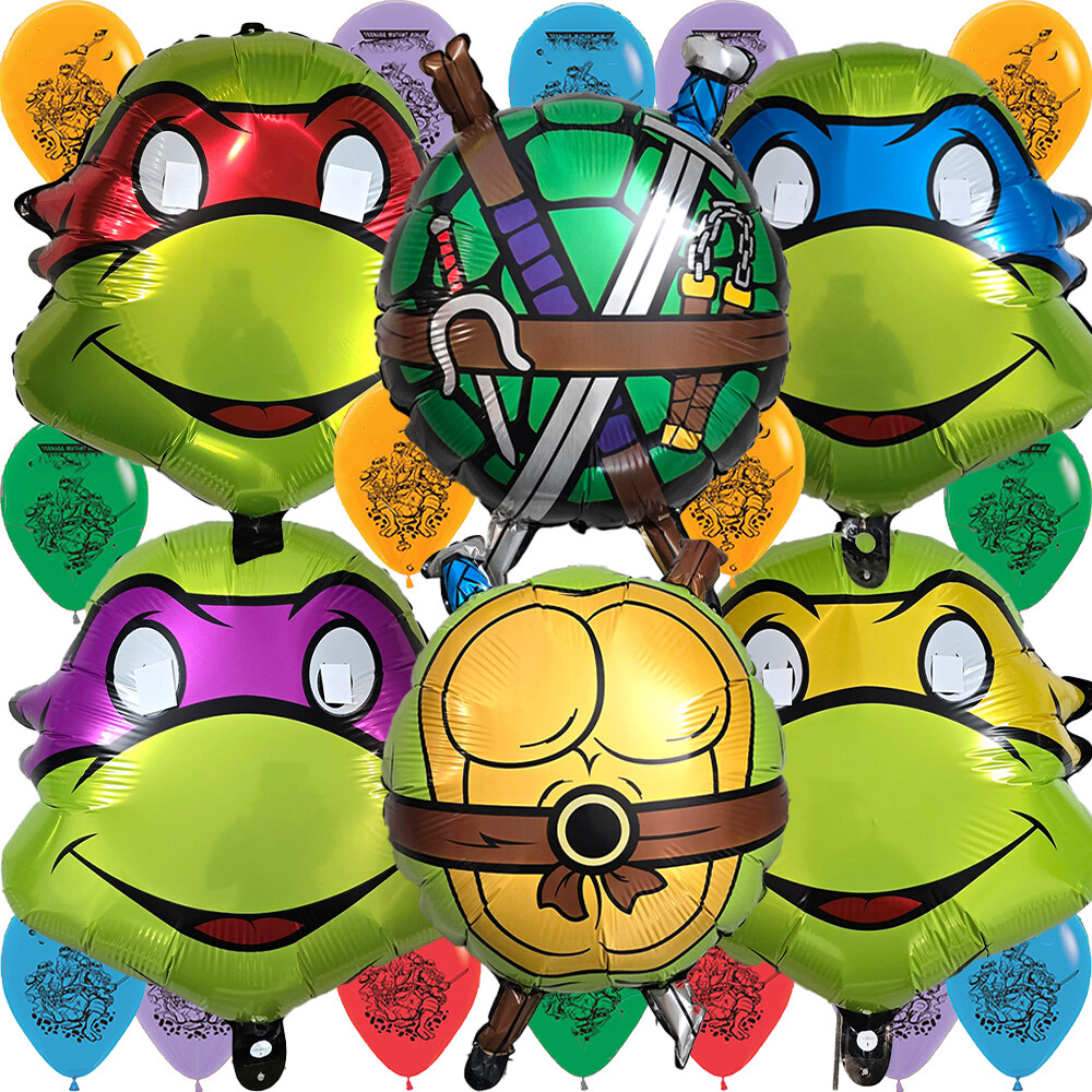 Ninja Turtles Birthday Party Balloons