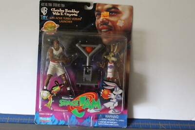 '96 Vintage Warner Bros Space Jam Charles Barkley Wile E. Coyote Action ...