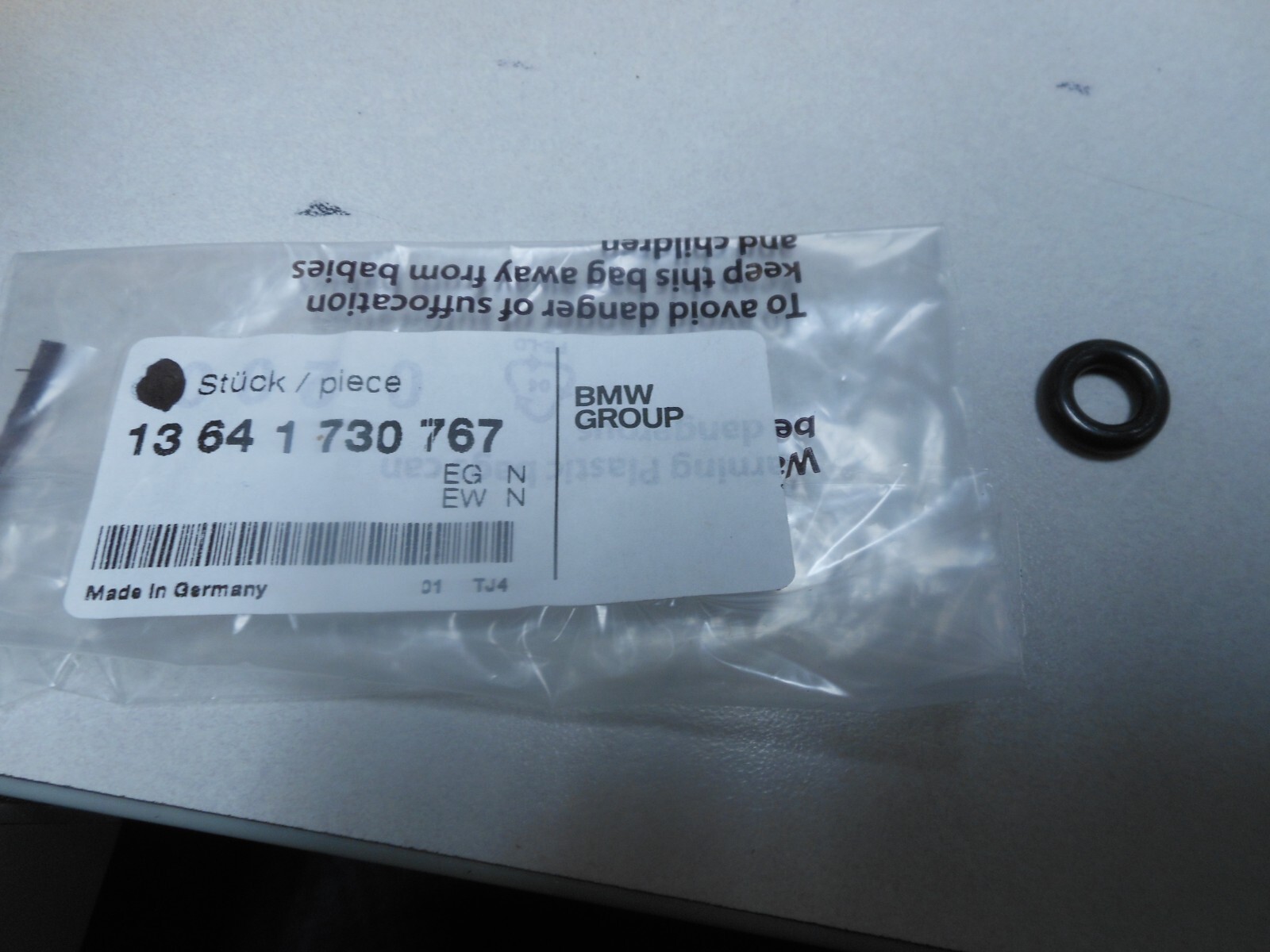 NOS BMW OEM 7.52X3.53 O-Ring 85-96 K 75 84-92 K 100 95-97 R 850 ...