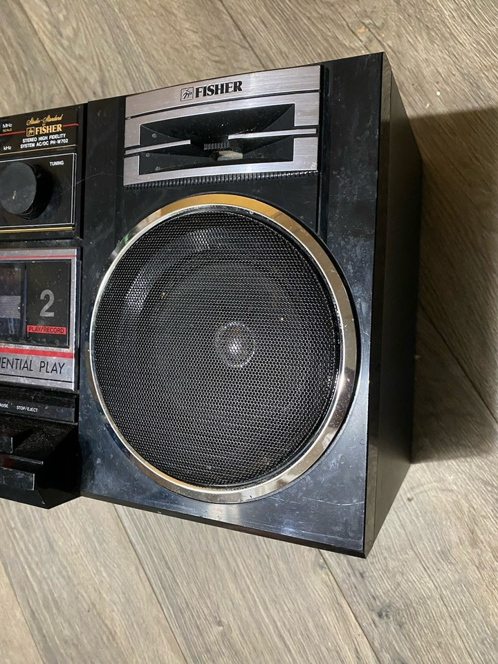 Fisher HiFi Boombox Stereo Model PH-W702 AC/DC Power | eBay