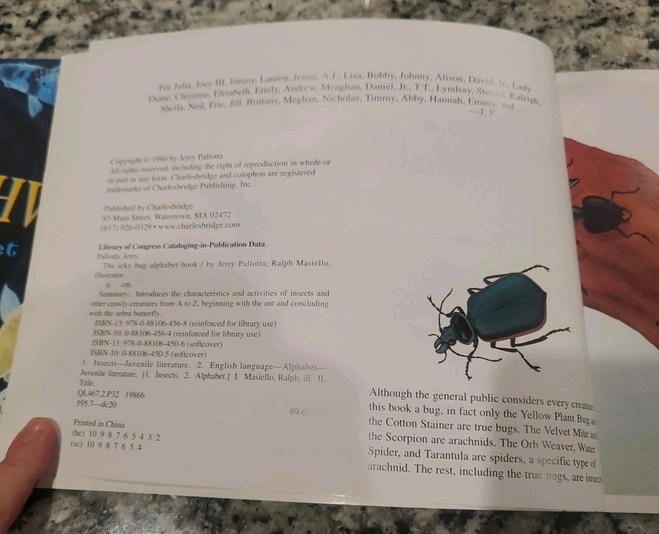 Jerry Palotta Alphabet Books Lot Of 3 - Icky Bug , Butterfly ...